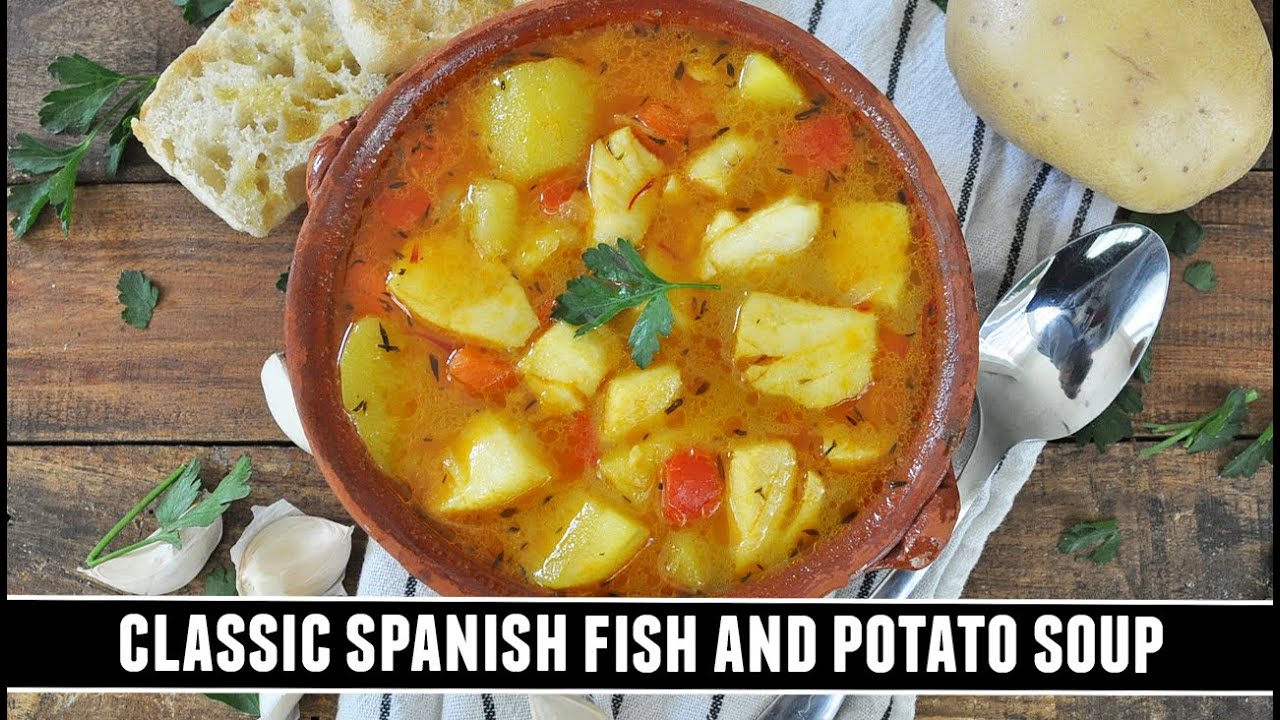 Classic Spanish fish and potato soup: Simple one-pot Mediterranean recipe