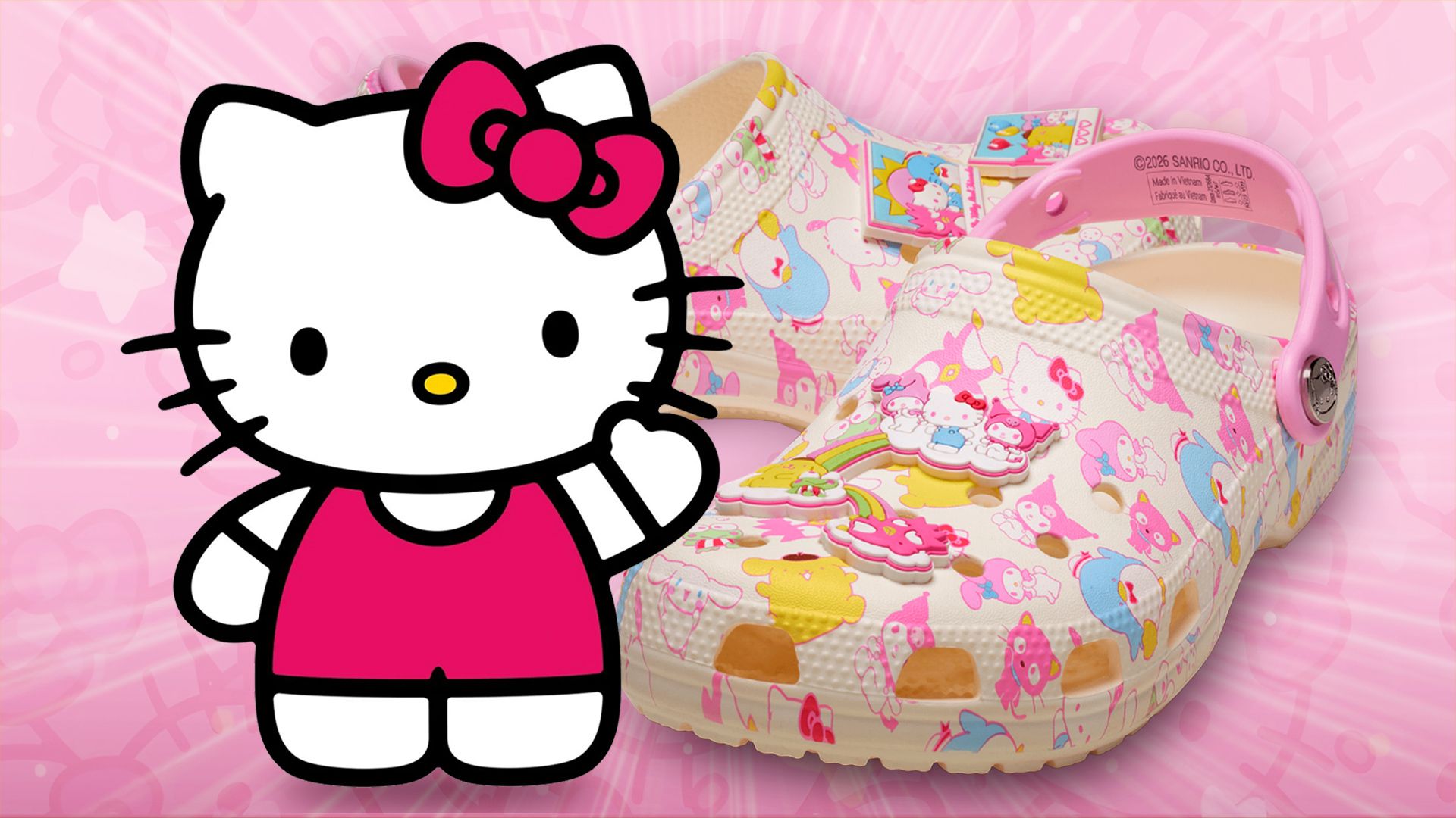 Hello Kitty x Crocs officially reveals new spring collection releasing ...