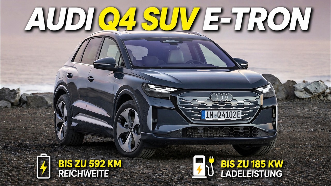 2026 Audi Q4 SUV e-tron facelift: Mehr Reichweite & neue Technik