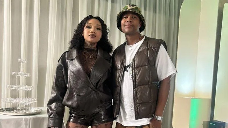 Shamiso Mosaka and DJ Speedsta’s black carpet debut sets social media ...