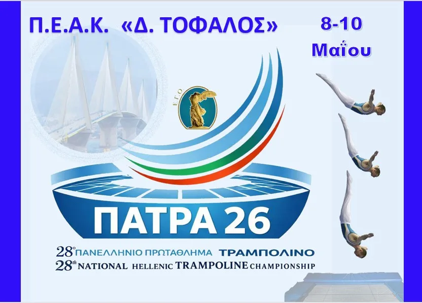 Στην Πάτρα, για πρώτη φορά, το Πανελλήνιο Πρωτάθλημα Τραμπολίνο και ...