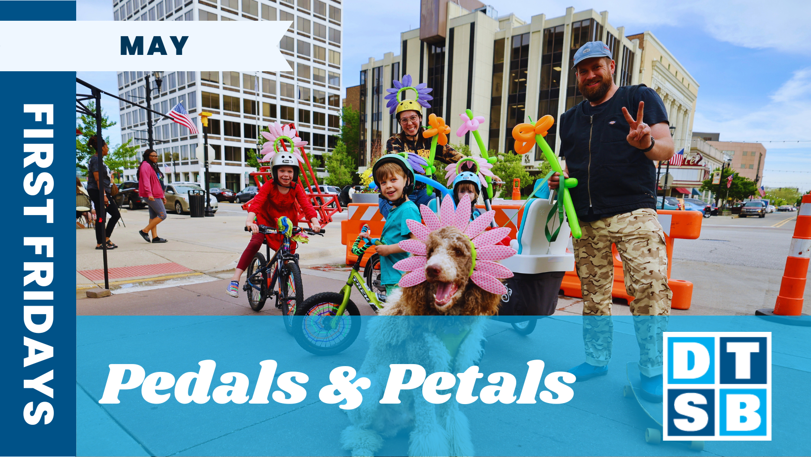 Deck out your bike for 'Pedals & Petals' at May First Fridays event