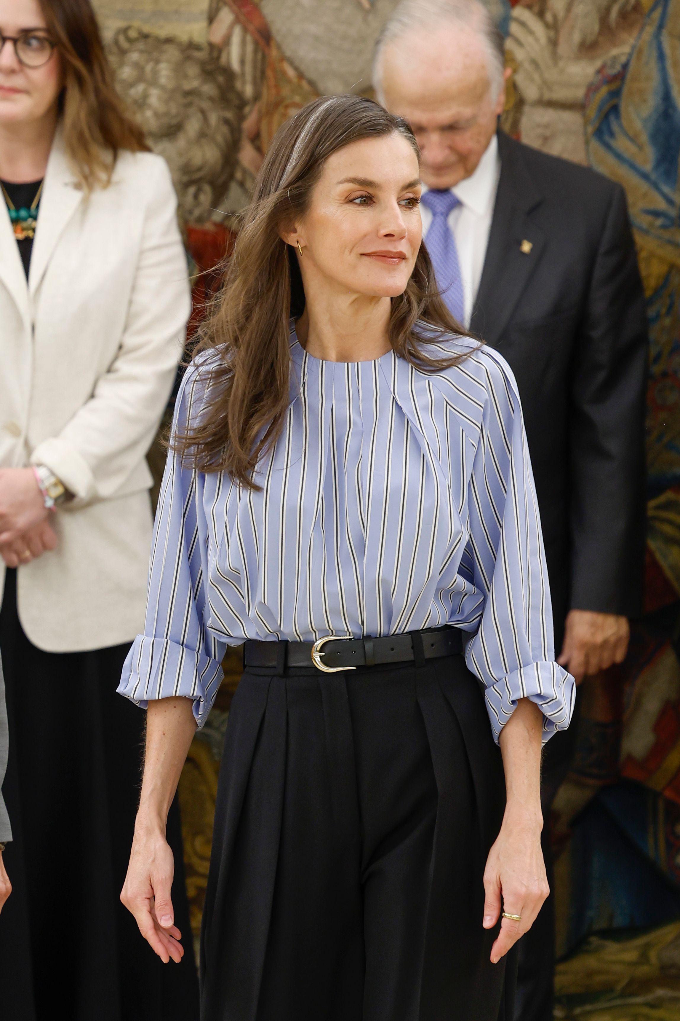 Sí al mechón de canas de la reina Letizia como rasgo de belleza
