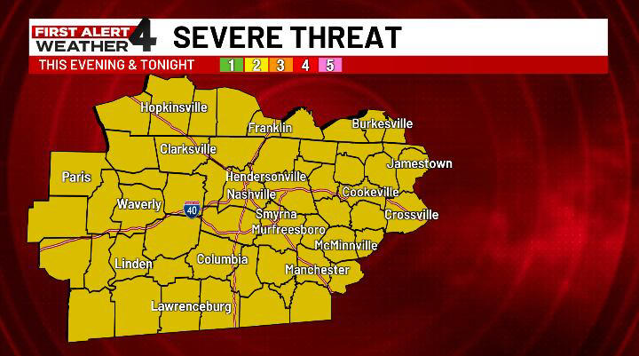 First Alert Weather Days: Another severe threat this evening and tonight