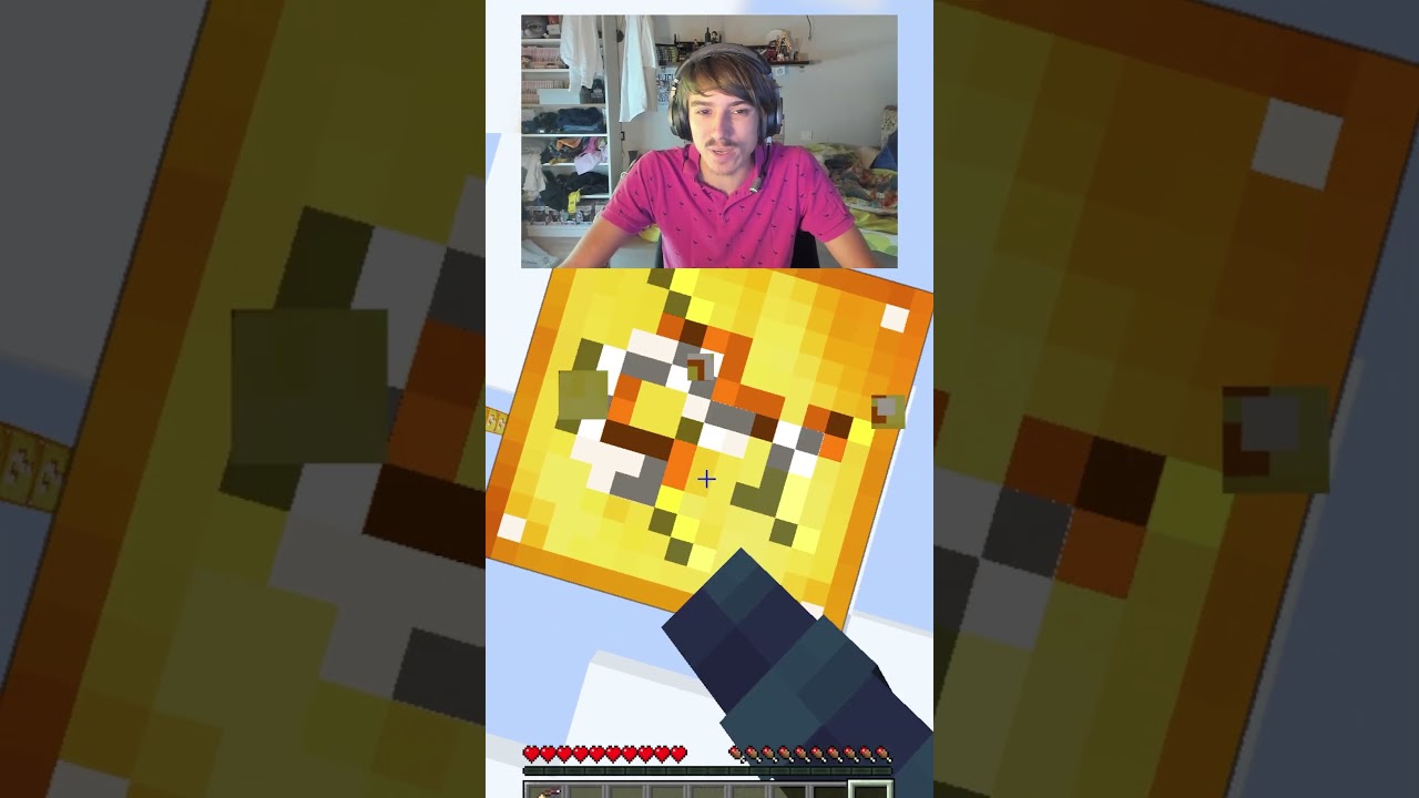 Minecraft bataille de LUCKY BLOCK! 2 #minecraft #minecraftshorts #shorts