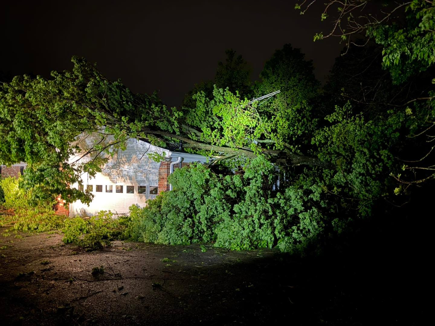 Indiana night storms cause damage, power outages. See what happened