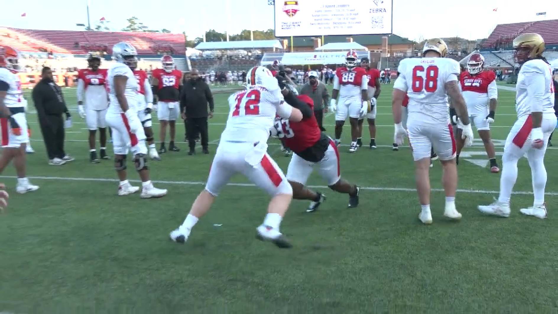 Atlanta Falcons UDFA OL James Brockermeyer highlights - Panini Senior ...
