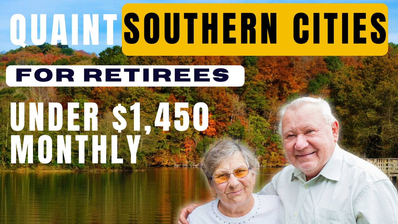 10 quaint southern cities where you can retire on $1,450 a month (or less)