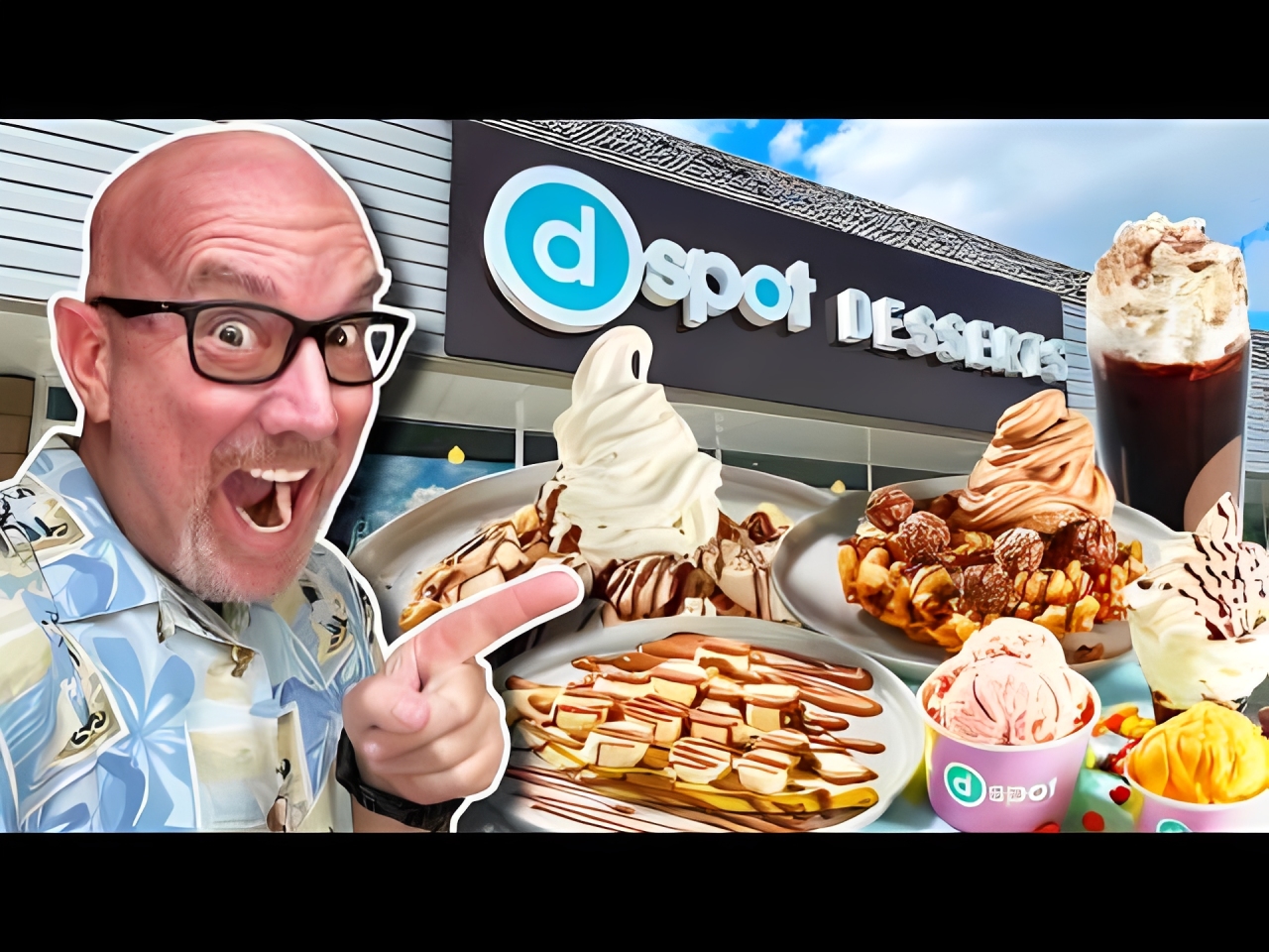 Eating at D Spot Desserts all day long!
