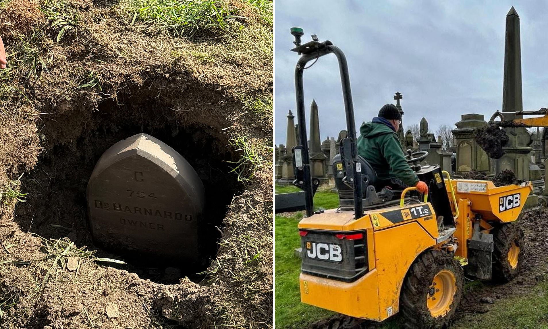 Lost grave of 15 orphans from 'home for the incurables' is discovered ...
