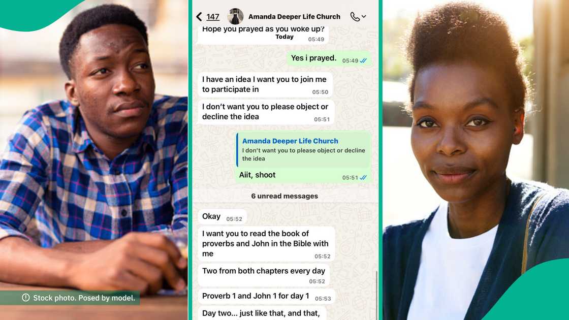 Man who collected Deeper Life church lady displays crazy WhatsApp ...