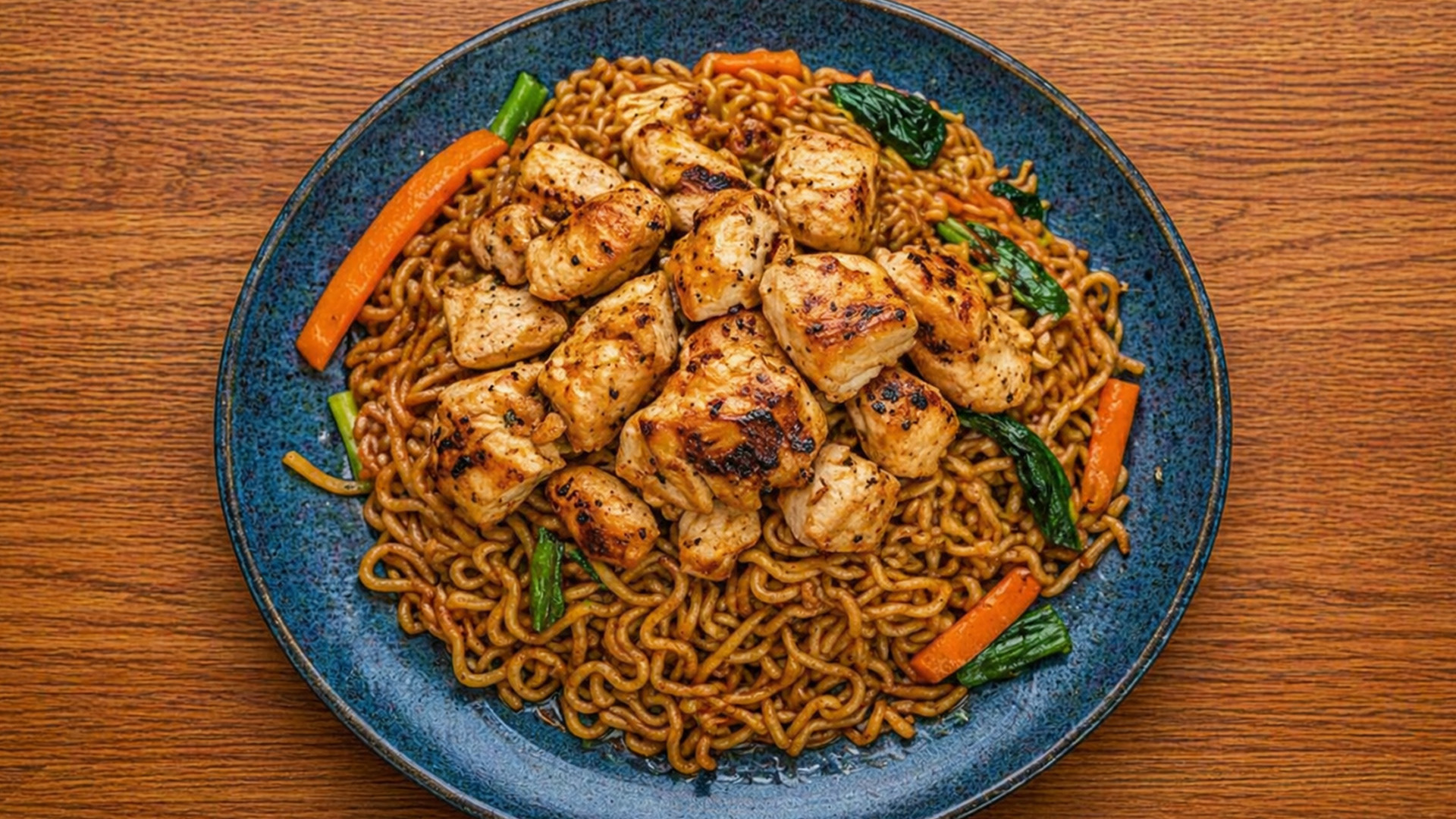 How to make chicken stir-fry noodles