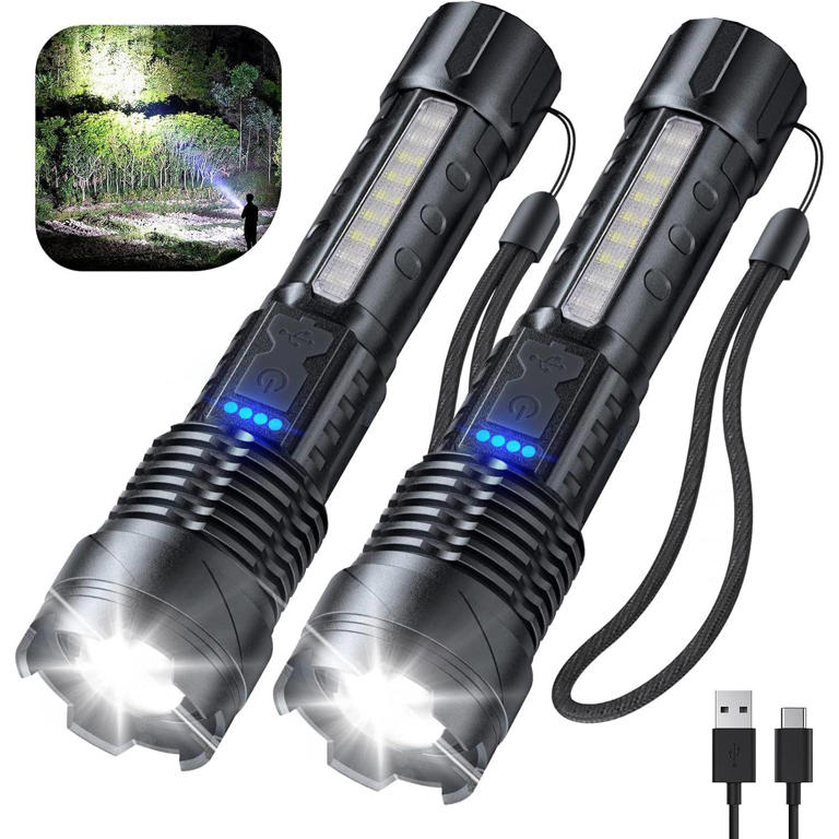 These 'super bright' rechargeable flashlights are on sale for $20 at Amazon