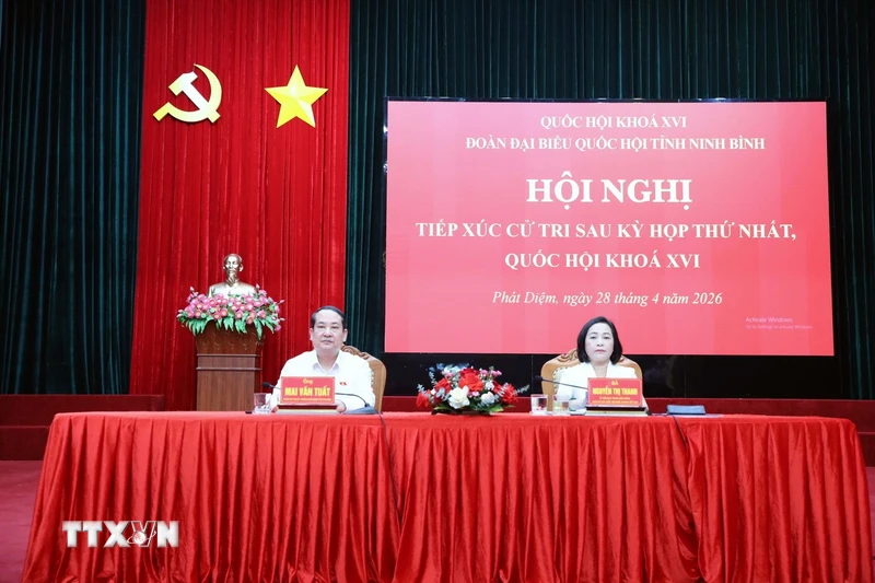 Phó Chủ tịch Quốc hội Nguyễn Thị Thanh tiếp xúc cử tri tại Ninh Bình