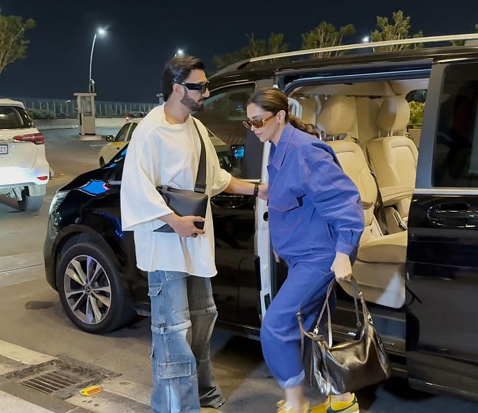 Ranveer Singh turns protective of Deepika Padukone in first appearance ...