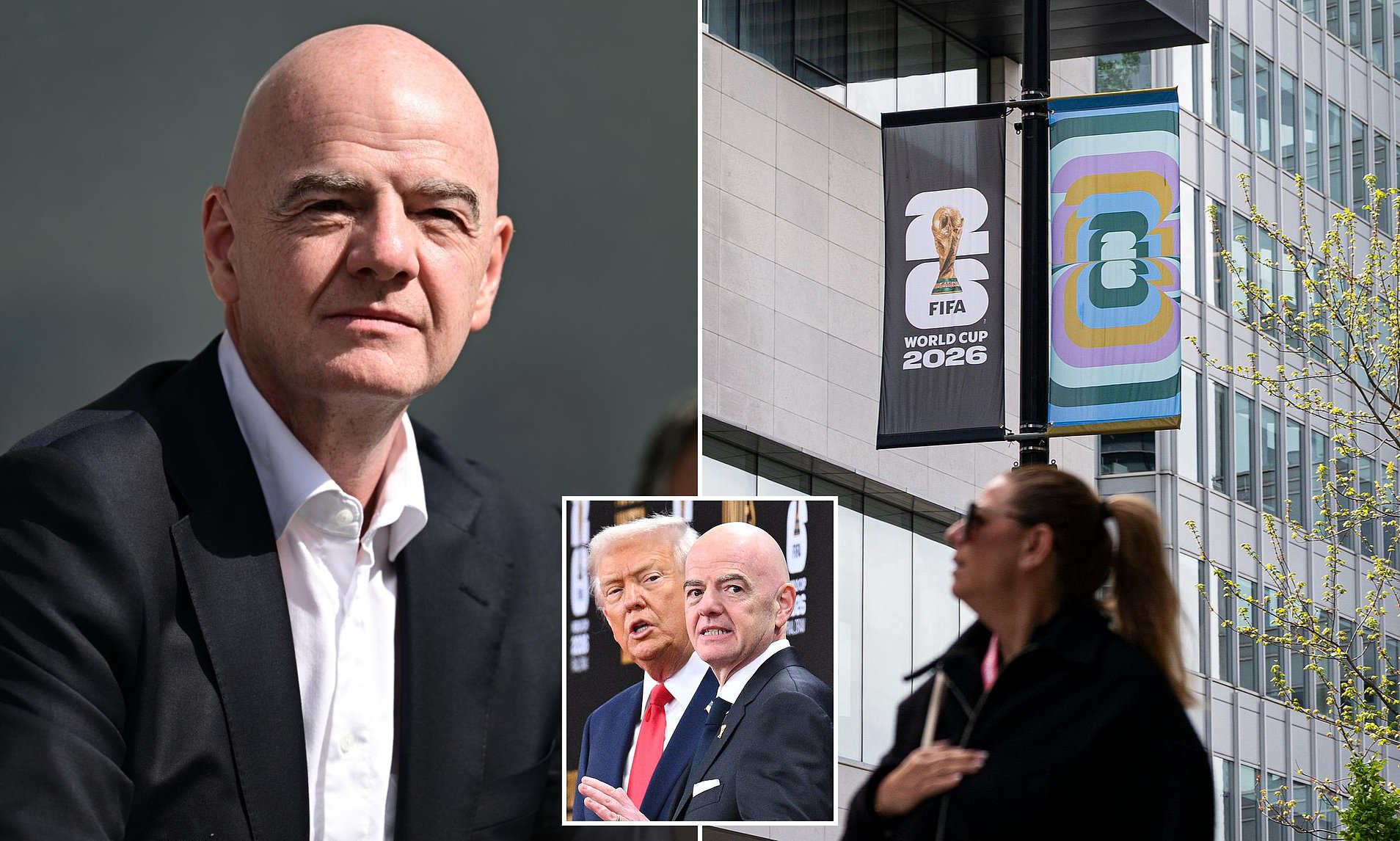 FIFA chief Gianni Infantino 'is refused presidential-level security for ...