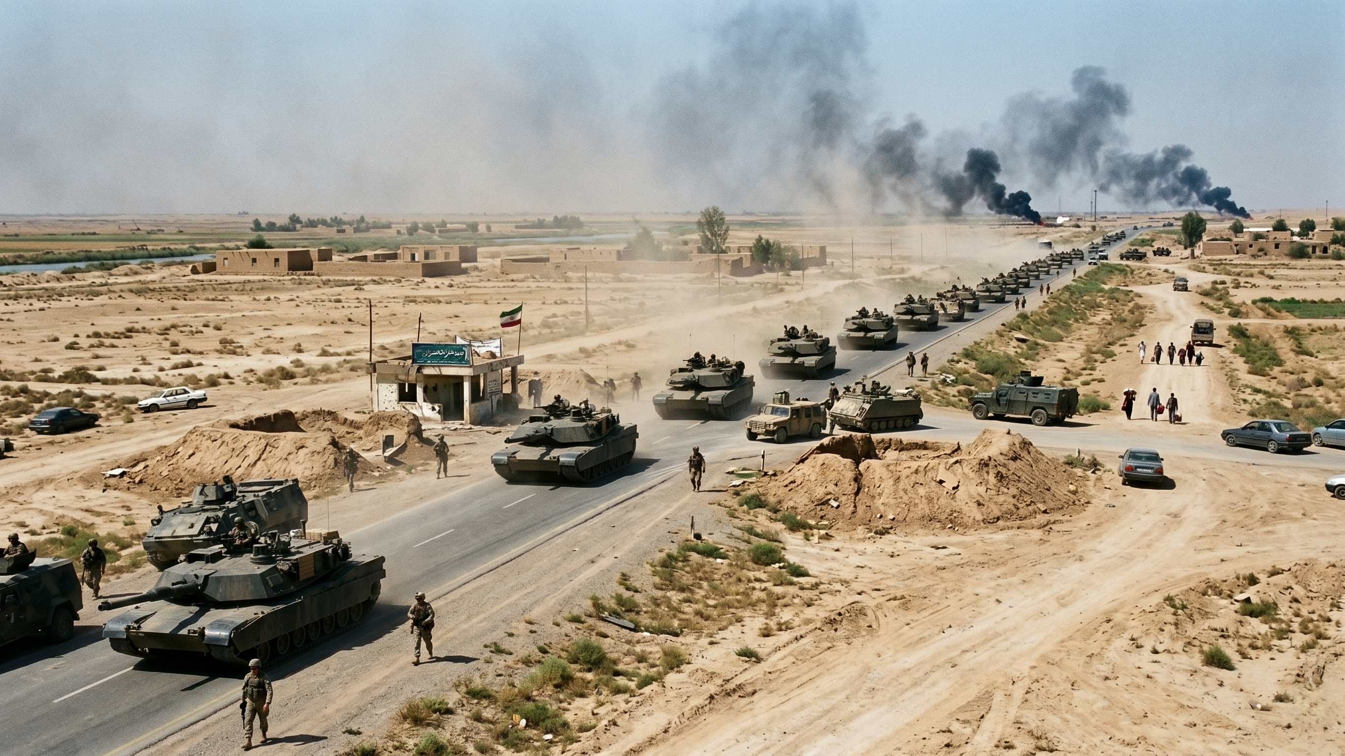 Iran declared neutral - days later, it was invaded from both sides