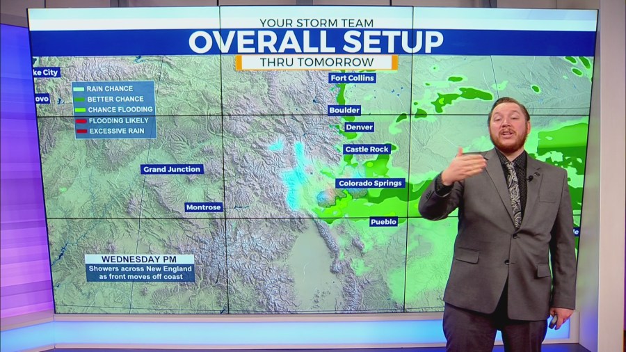 Weather clears up, but temperatures stay below average