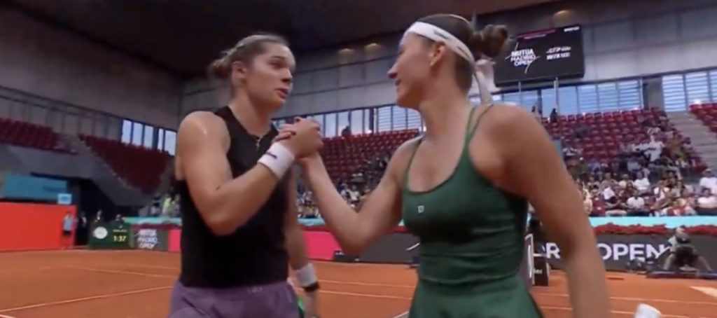 Caty McNally à l’Ukrainienne Marta Kostyuk au filet : « Je ne veux pas ...