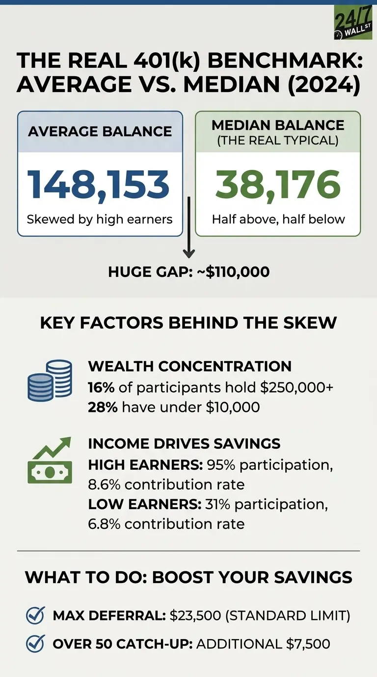 The $110,000 illusion: Why Vanguard’s “average” retirement balance is a lie