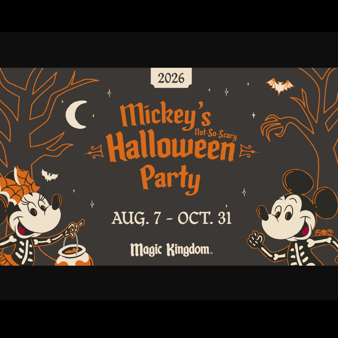 Mickey's Not-So-Scary Halloween Party will run from August 7 - October ...