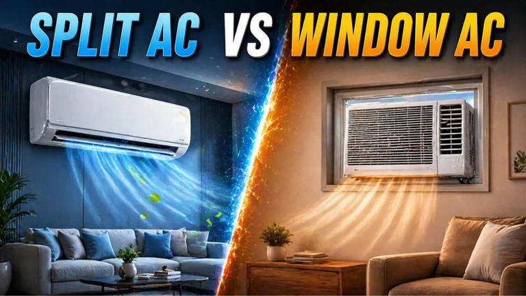 Split AC vs window AC: Which one is better for your living room?