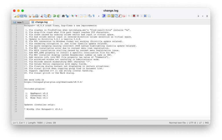 Le célèbre Notepad++ porté nativement sous macOS grâce à l'IA