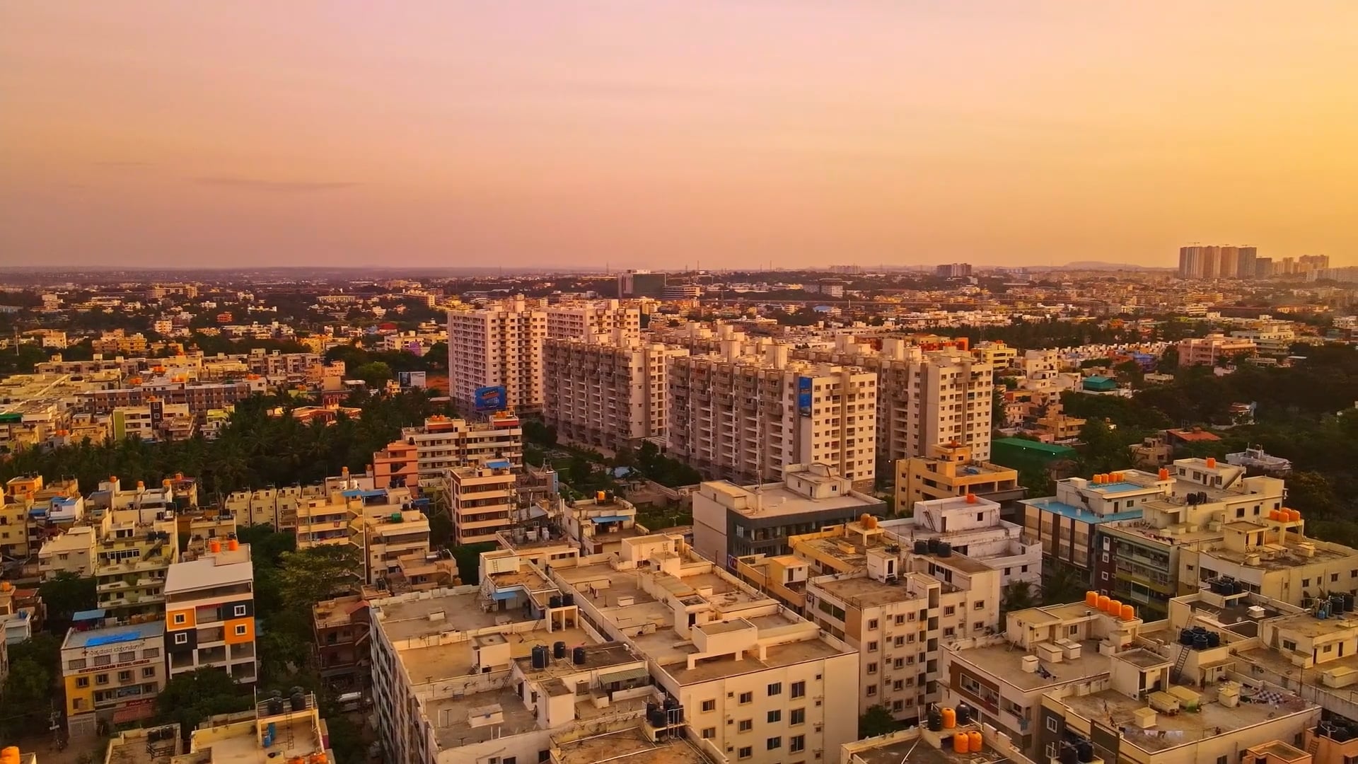 Bangalore: Drone discovers the center of India's high-tech industry