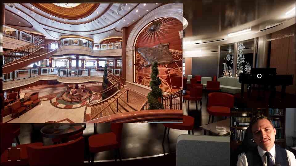 Watch first class life at sea - then step into another era