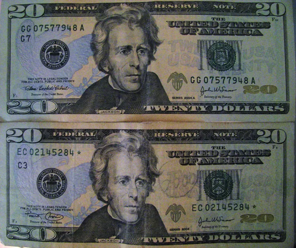 Check for this 'star' symbol on your $20 bills before depositing