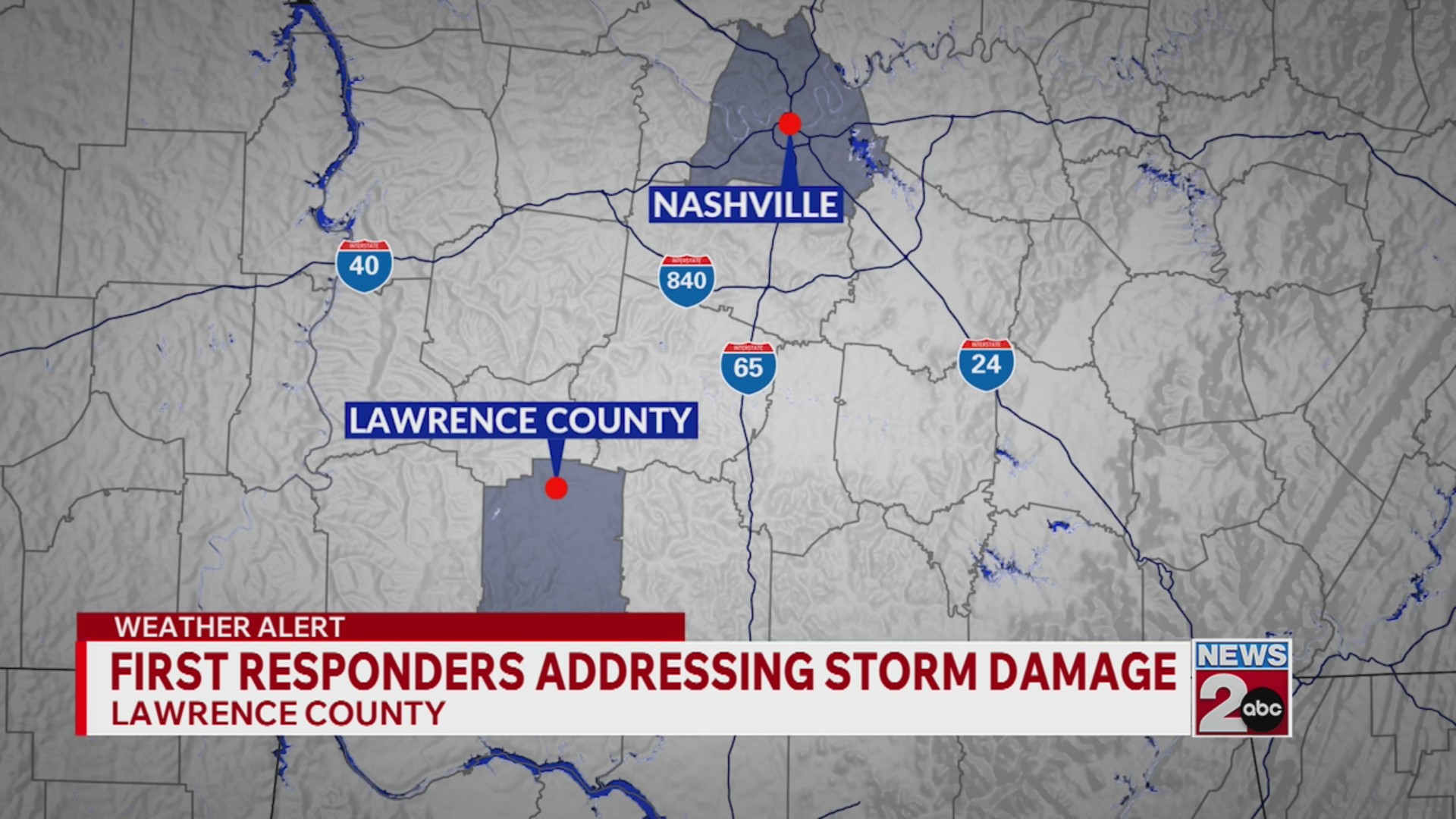 1 hurt after tree falls on car in Lawrence County