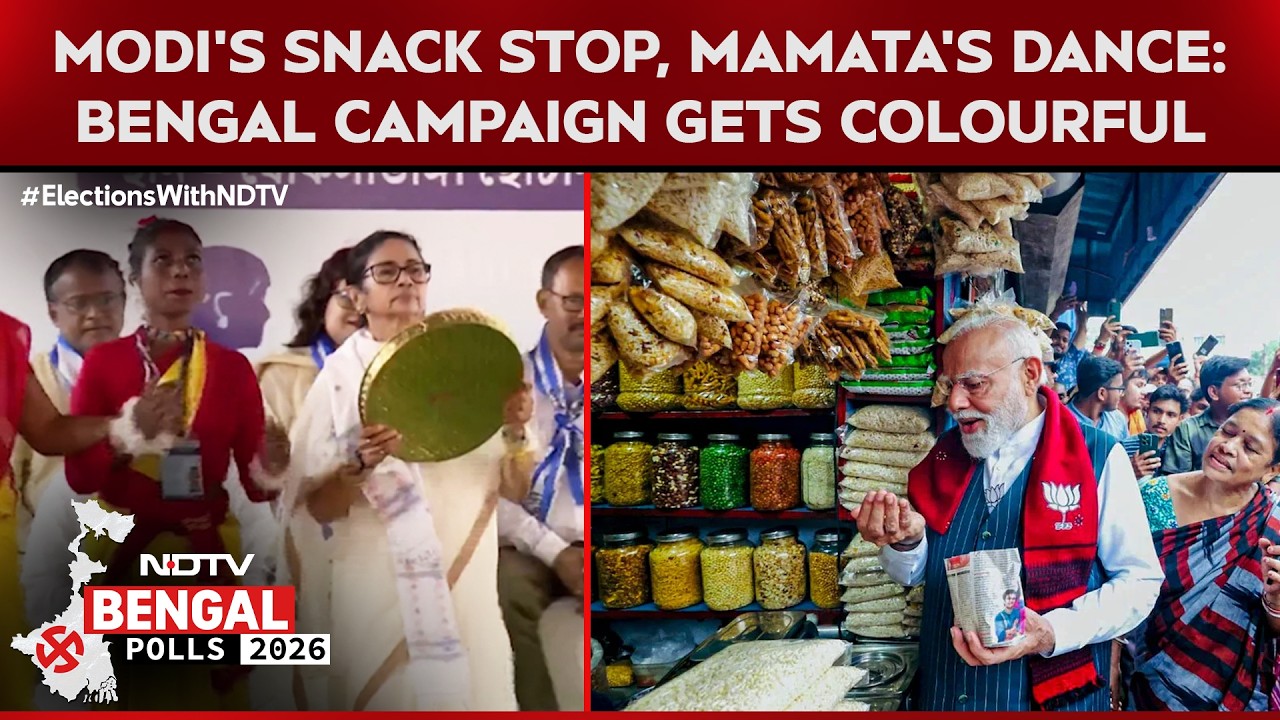 West Bengal Polls | Jhalmuri to Dance: Leaders Show Softer Side in ...