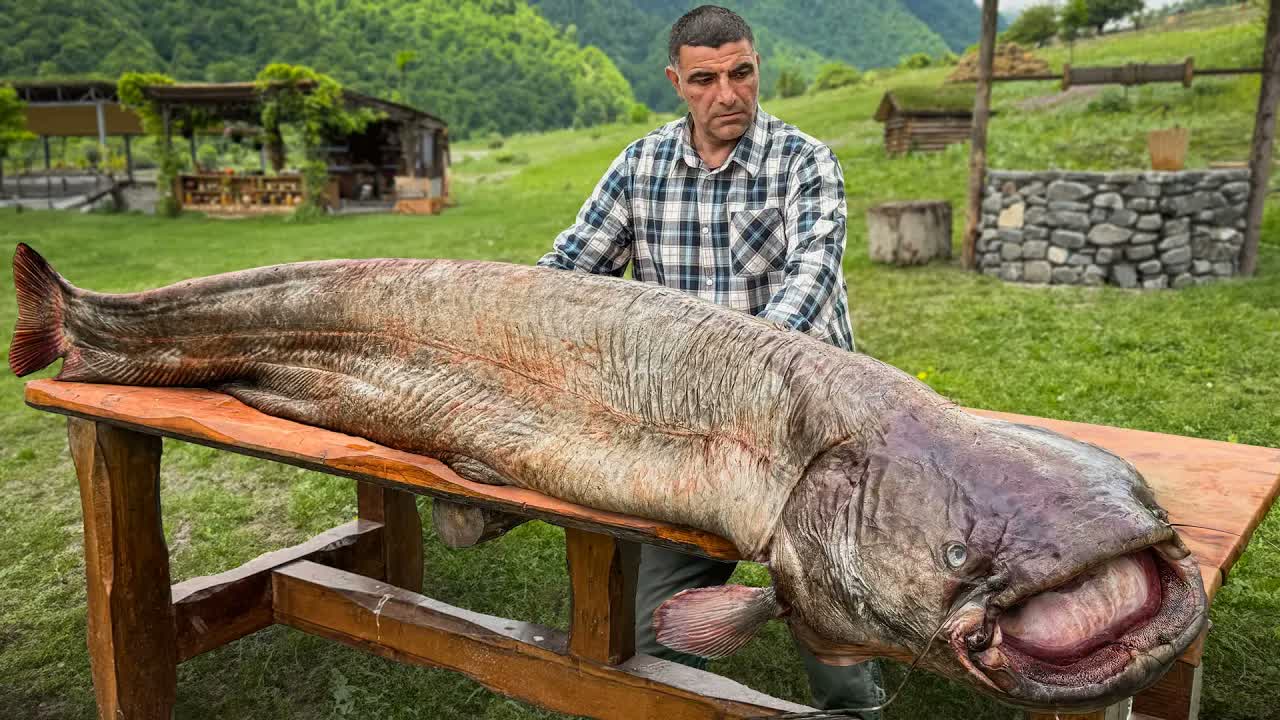 You won’t believe how big this fish is - and how it’s cooked