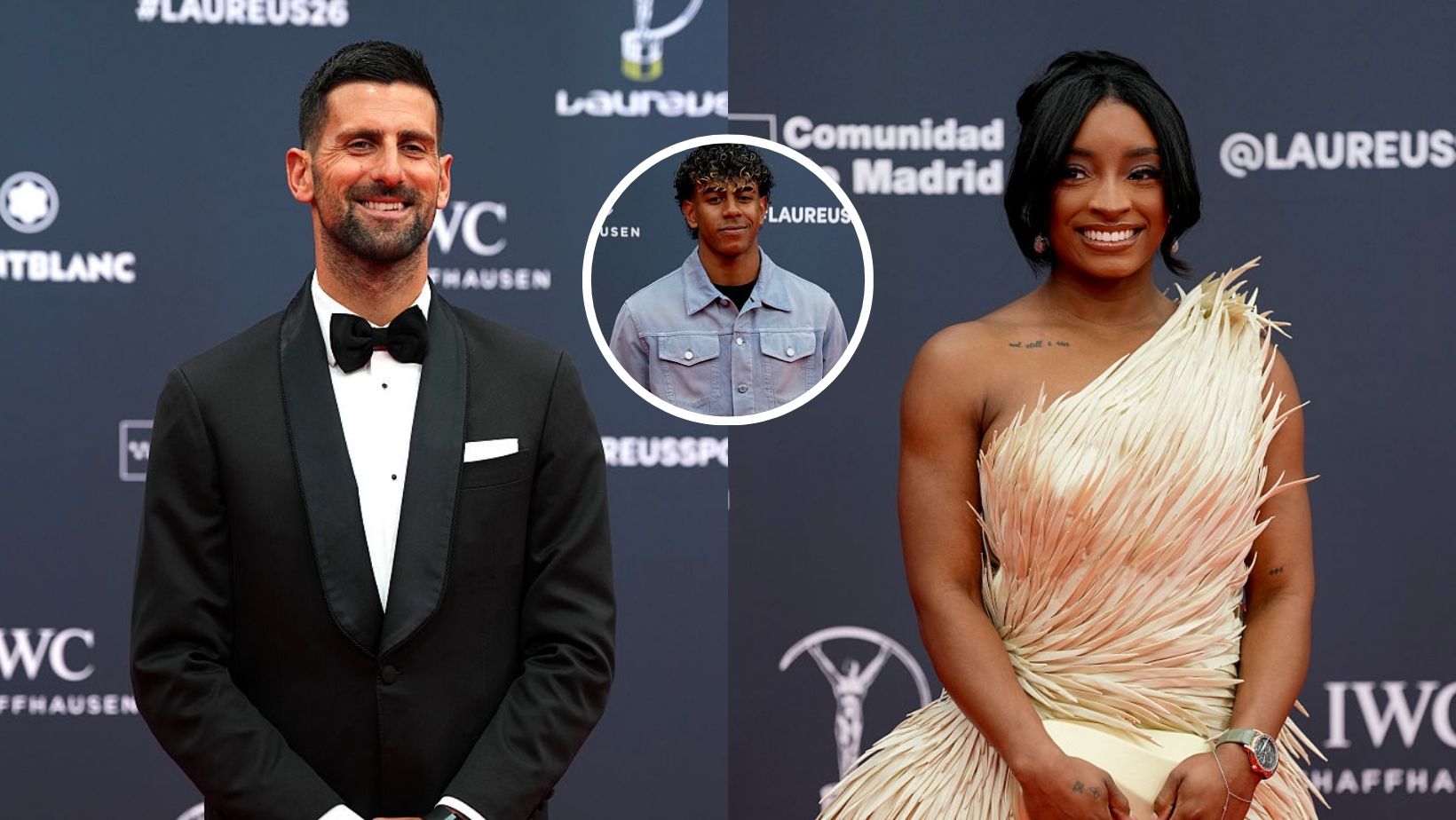 Djokovic, Lamine Yamal, Simone Biles: The red carpet at the 2026 ...