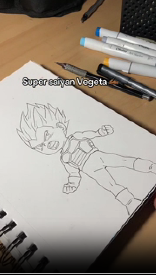 Vegeta's epic Super Saiyan moment brought to life in stunning art