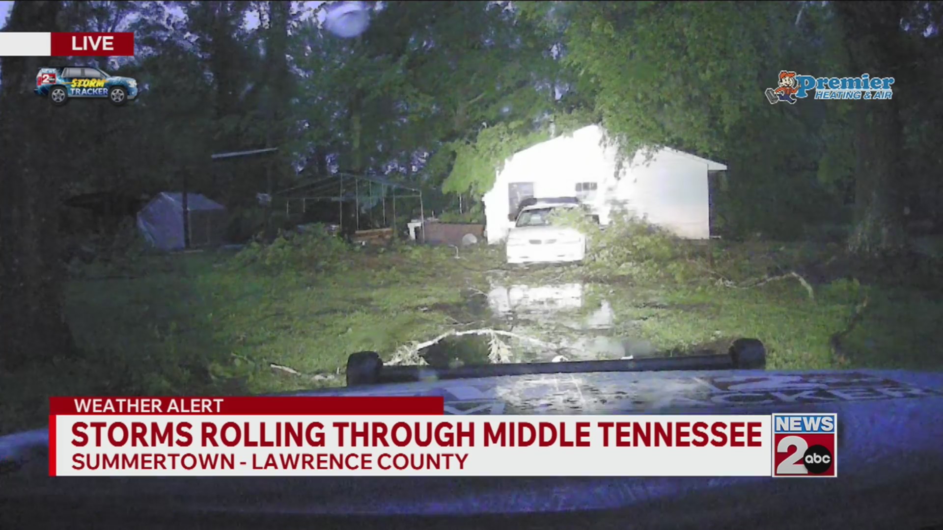 First look at storm damage in Summertown