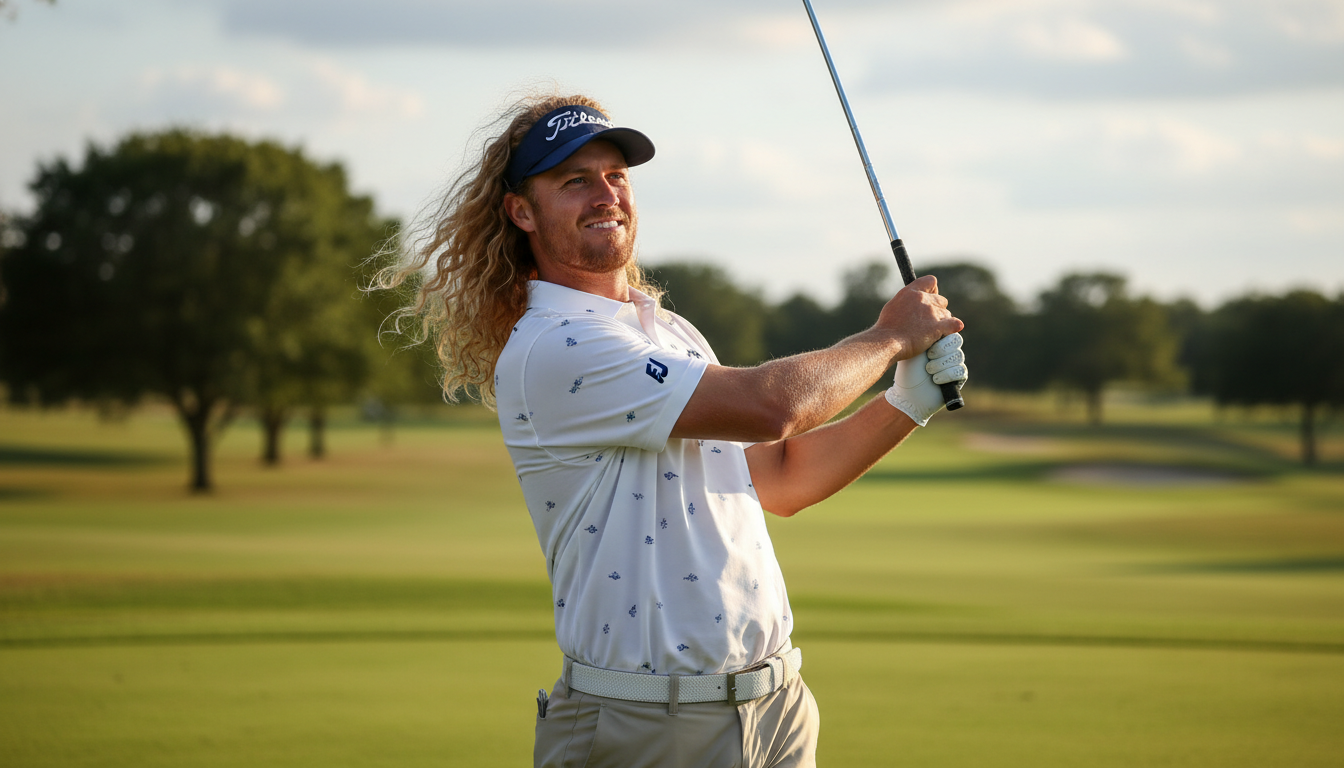 These male golfer stars boldly embrace vibrant hair color transformations