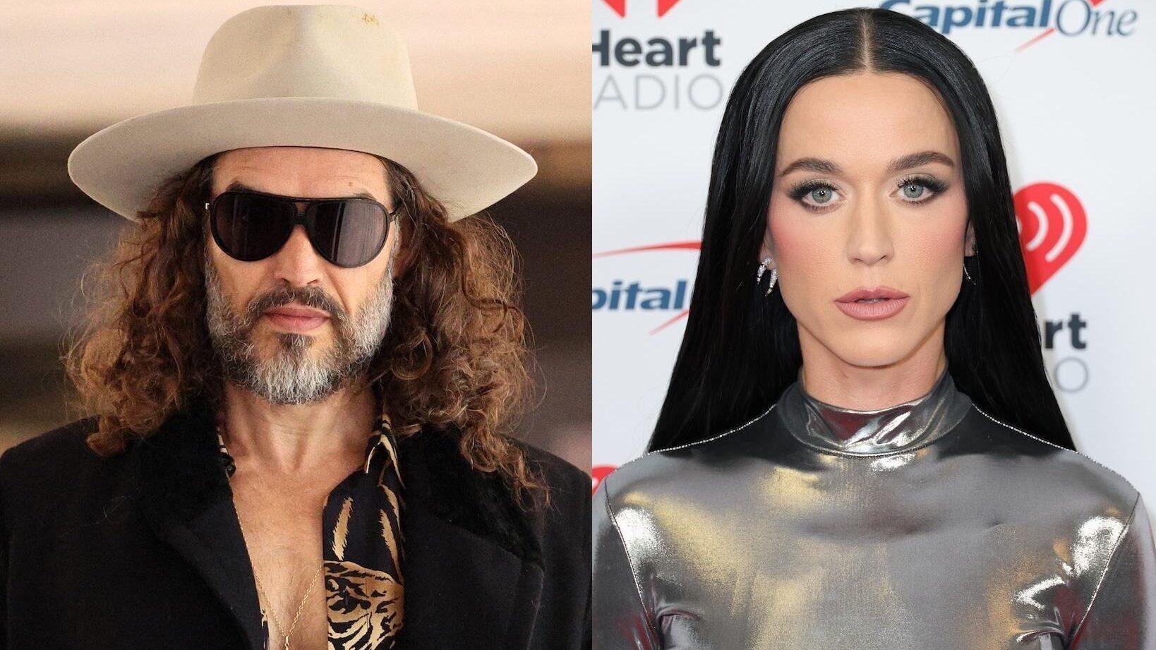 Russell Brand takes aim at Katy Perry’s relationship with Justin Trudeau