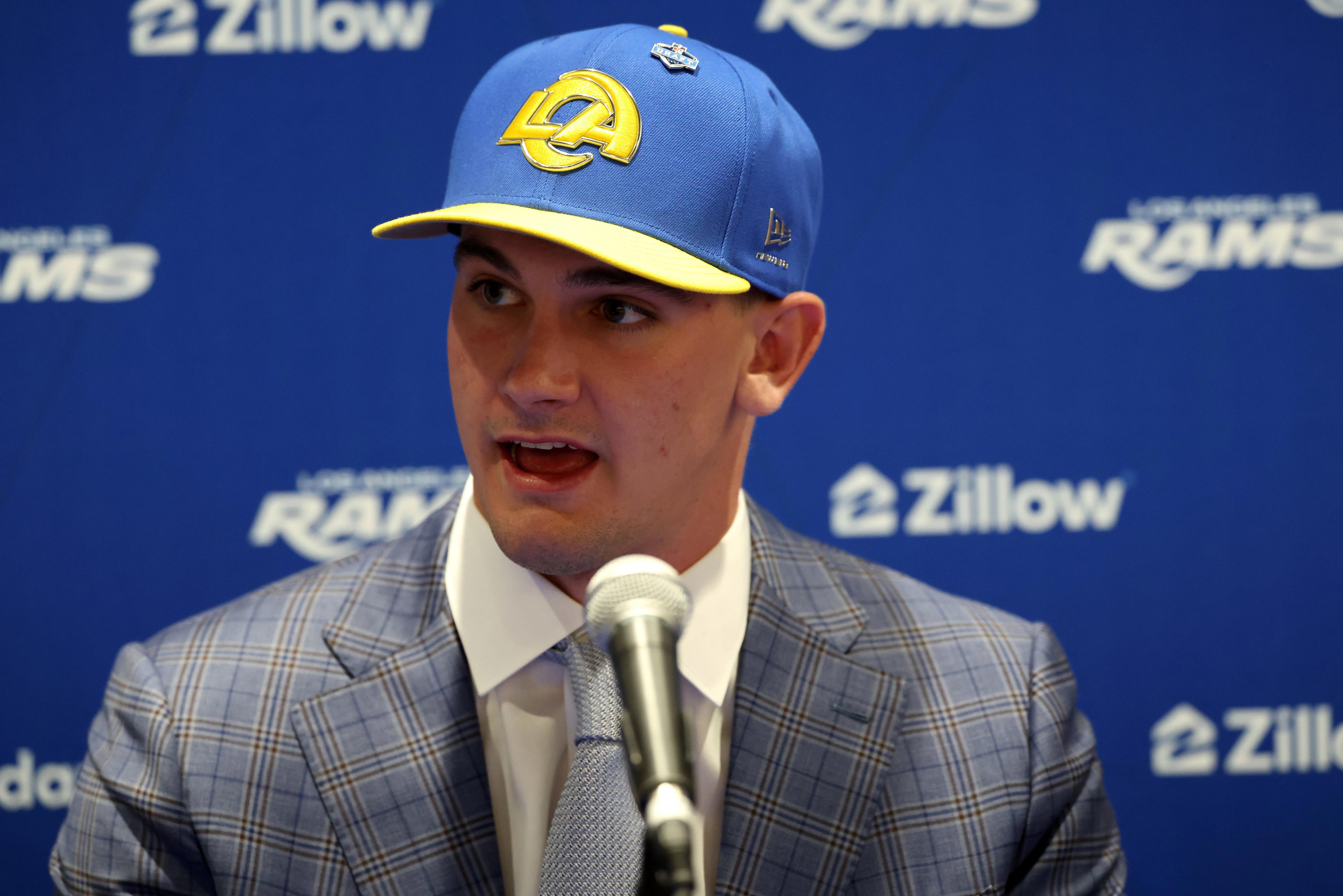 Rams rookie QB Ty Simpson raves about learning from LA.’s stars