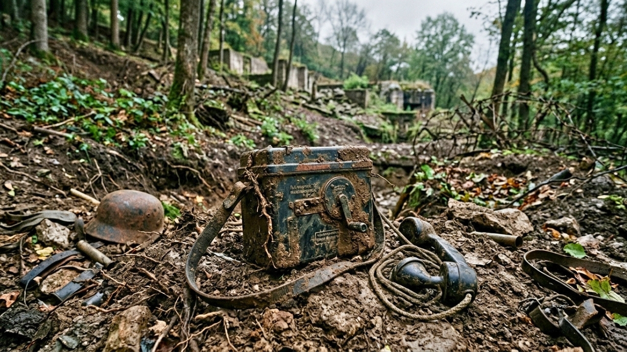 This hidden WW2 hilltop still holds the weapons gear and secrets of a ...