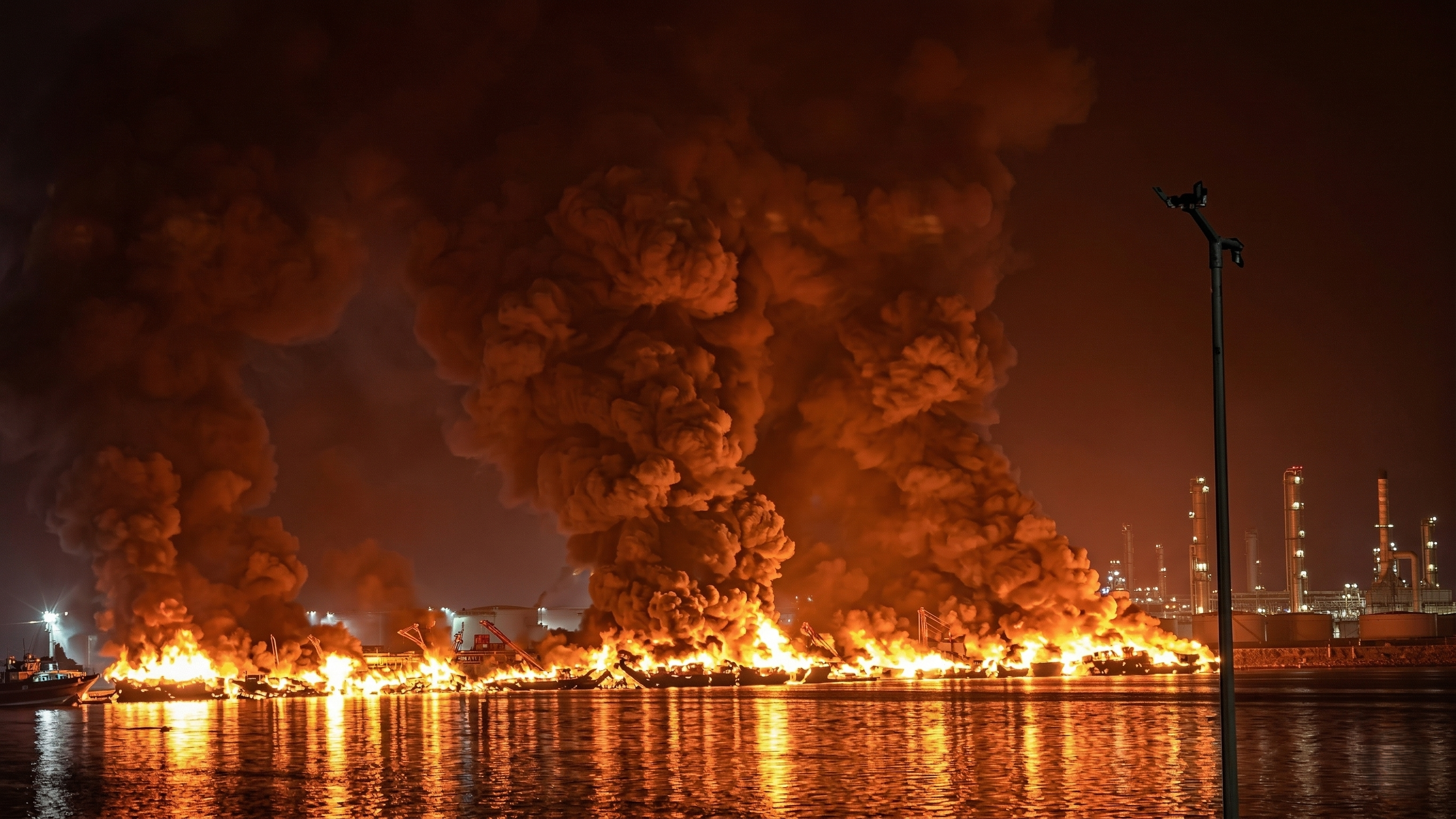 Iran’s warship was hit by US before it even reacted