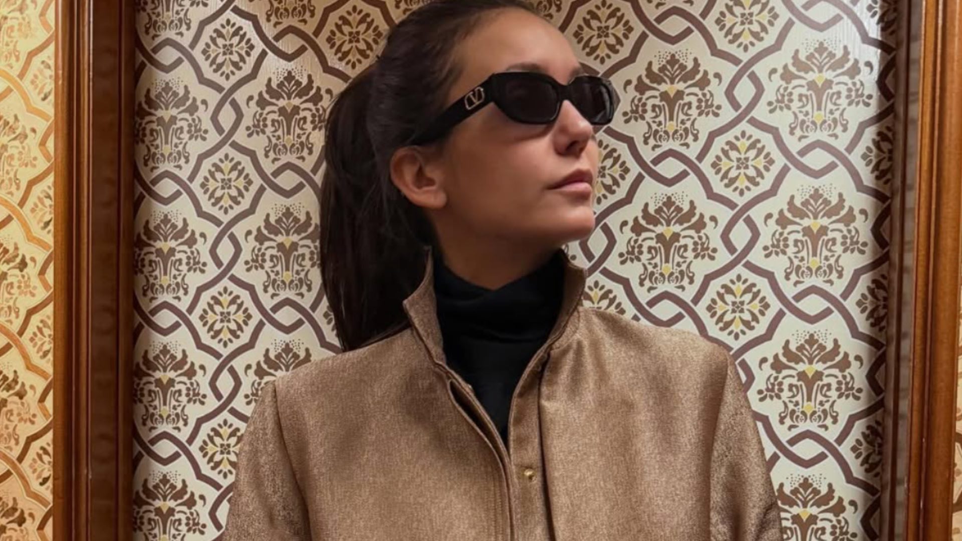 Actress Nina Dobrev shares her train journey, but it's this bathtub ...