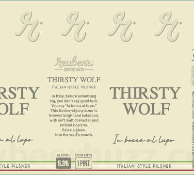 Reuben’s Brews adding Thirsty Wolf Italian-style pilsner