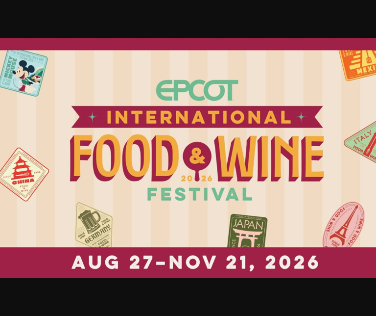 Disney reveals EPCOT International Food & Wine 2026 dates