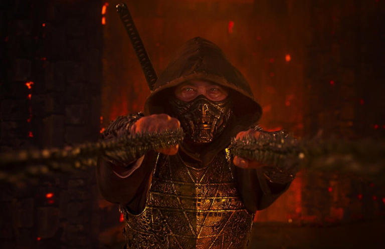 New 'Mortal Kombat II' footage unleashes Scorpion's "Get over here" moment!