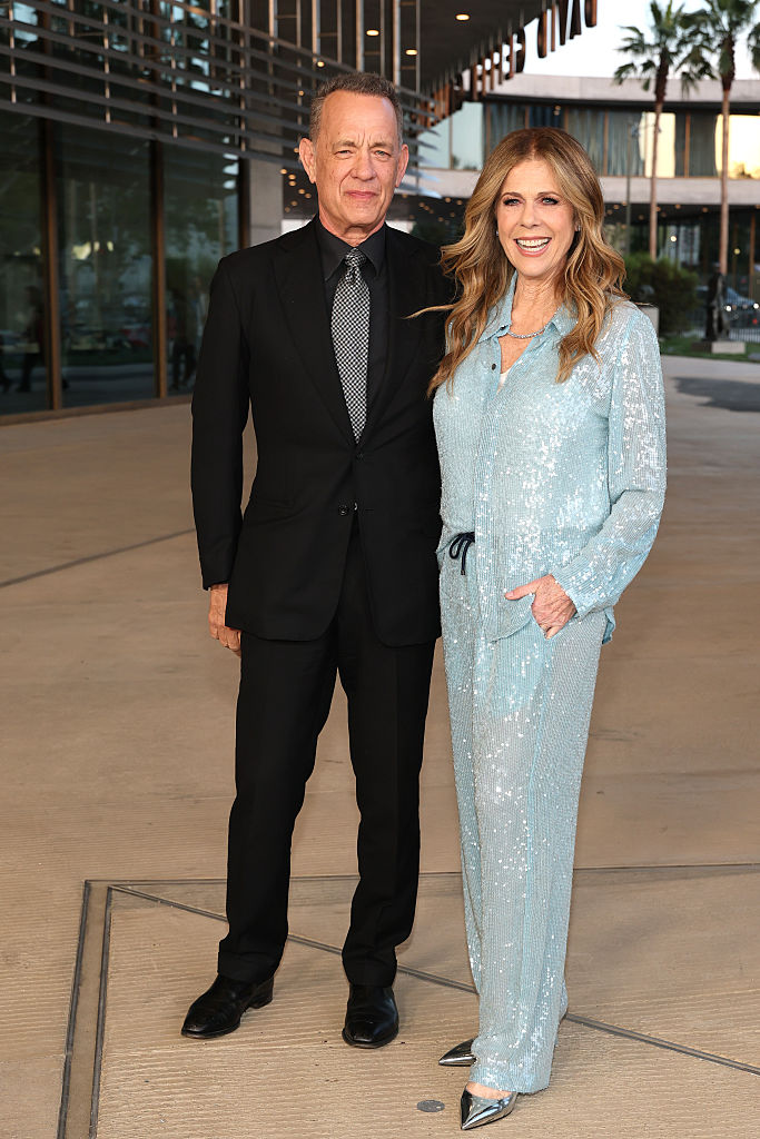 Tom Hanks, Alicia Keys y Sharon Stone en las Galerías David Geffen