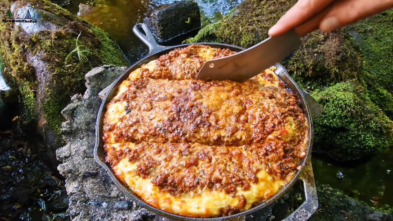 Watch how this lasagna turns perfect in the wild