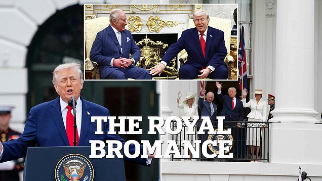'Cute Charles!': Best moments from Trump's speech for the King