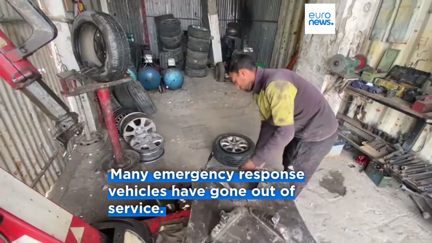 Gaza’s transport grinds to a halt amid spare parts crisis