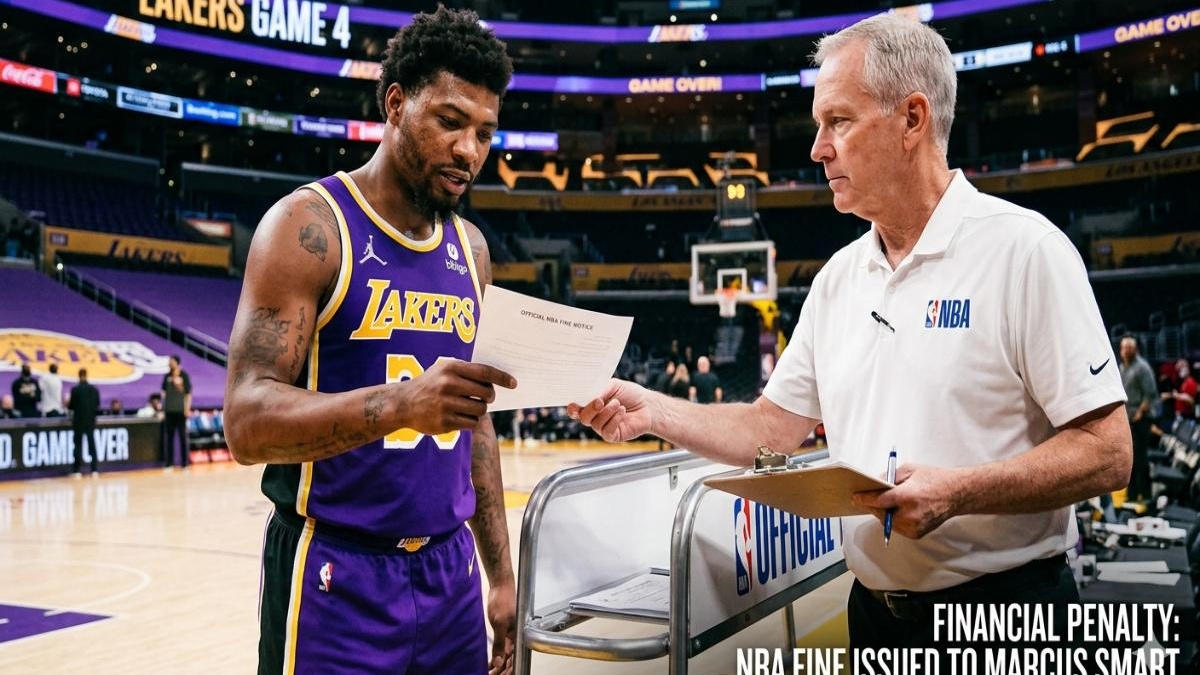 Marcus Smart slapped with NBA fine after Lakers' Game 4 loss: Did ...